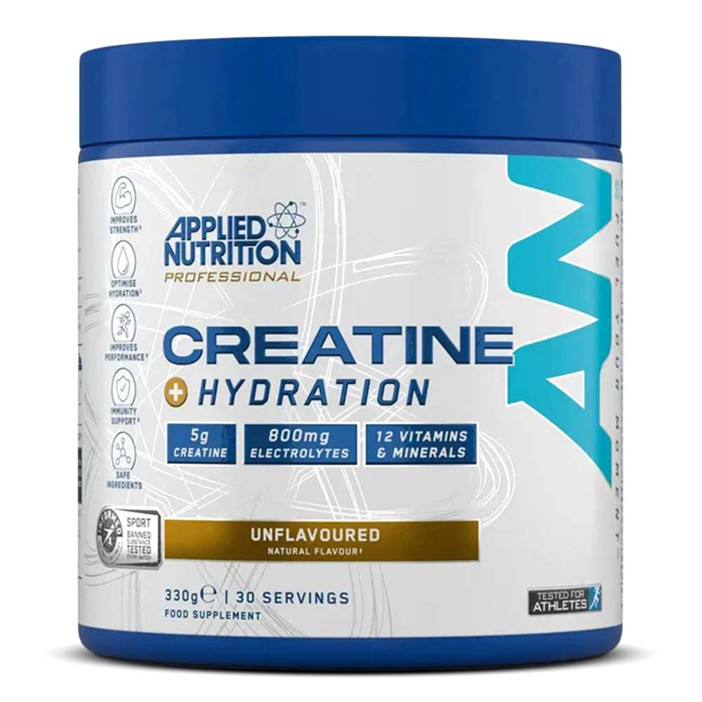 Applied Nutrition Creatine + Hydration, Unflavored, 30, Support ...
