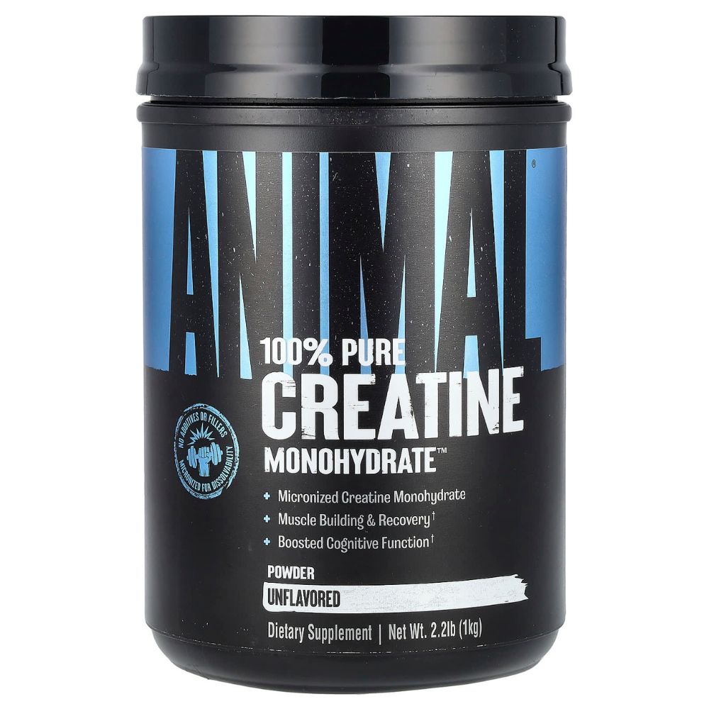 Universal Nutrition Animal Pure Creatine, Unflavored, 2.2 LB, 5g ...