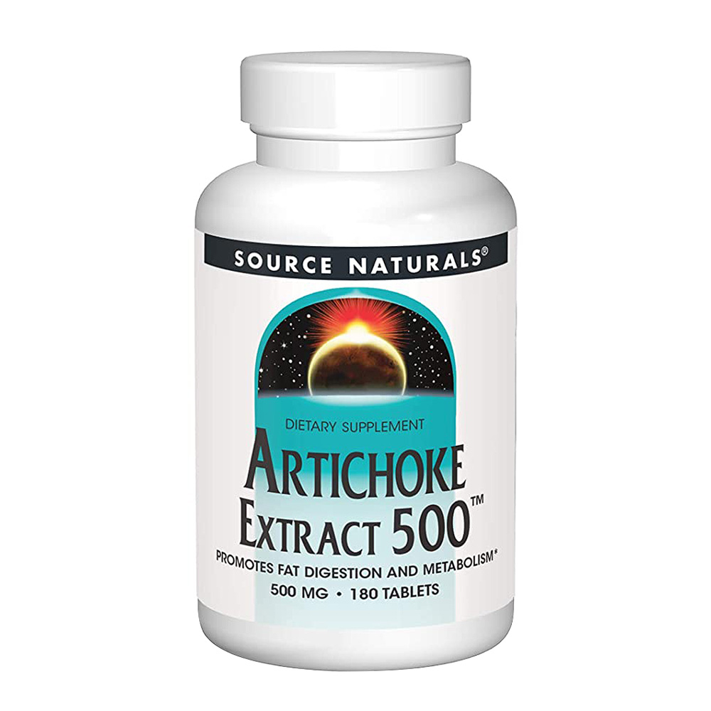 Source Naturals Artichoke Extract, 180 Tablets, 500 mg, Support Fat ...