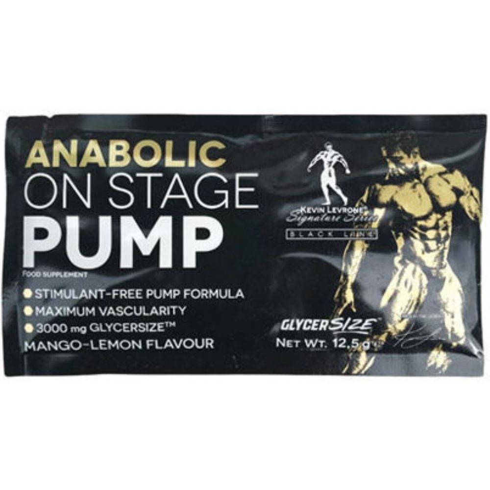 Kevin Levrone Anabolic on Stage Pump, Mango Lemon, 12.5 gm, Enhances Blood Flow | Dr Nutrition ...