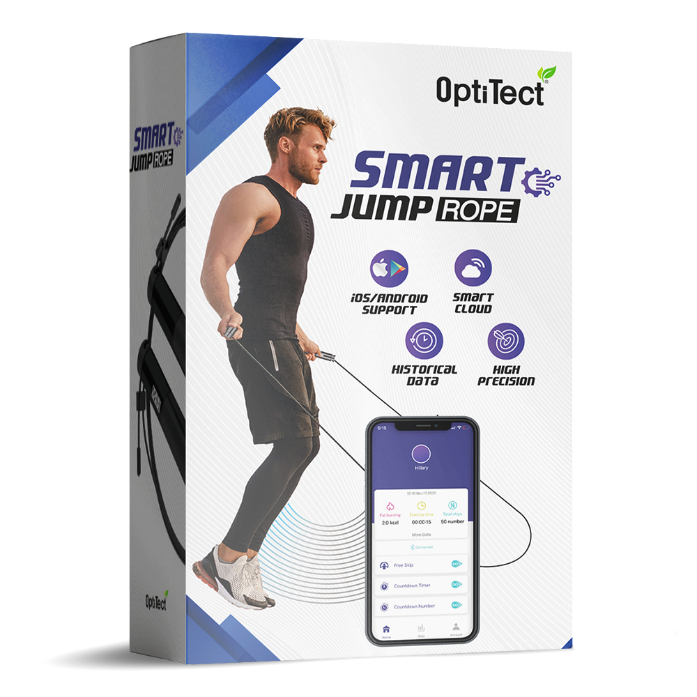Optitect Smart Jump Rope, 1 Piece, Ios/android Smart Support ...