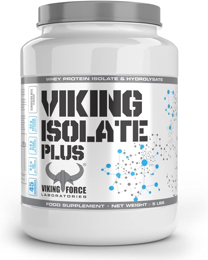 Viking Isolate Plus, Strawberry, 5 LB, Supports new muscle growth, High ...