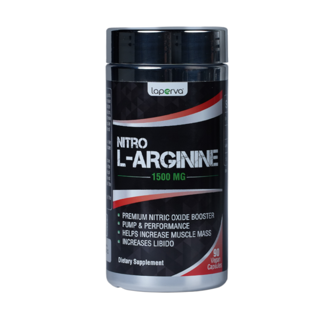 Laperva Nitro L Arginine, 90 Veggie Capsules, 1500 mg | Dr Nutrition UAE
