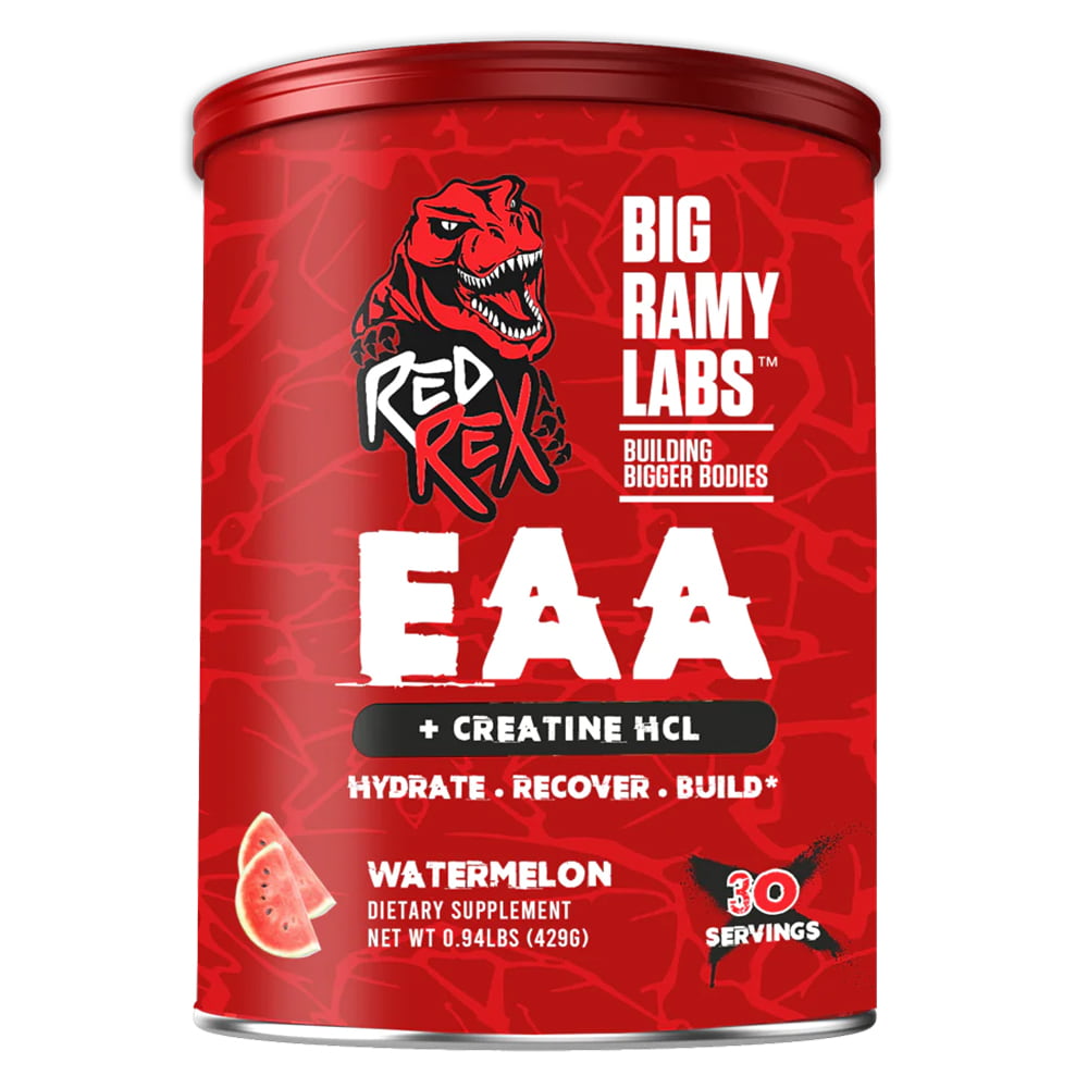 Big Ramy Labs Red Rex EAA + Creatine HCL, Watermelon, 30, Creatine HCL ...