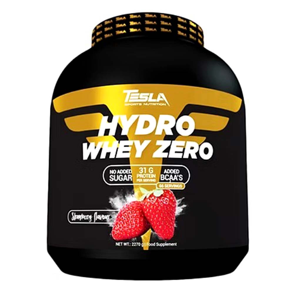 Tesla Sports Nutrition Hydro Whey Zero, Strawberry, 5 LB, No Added ...