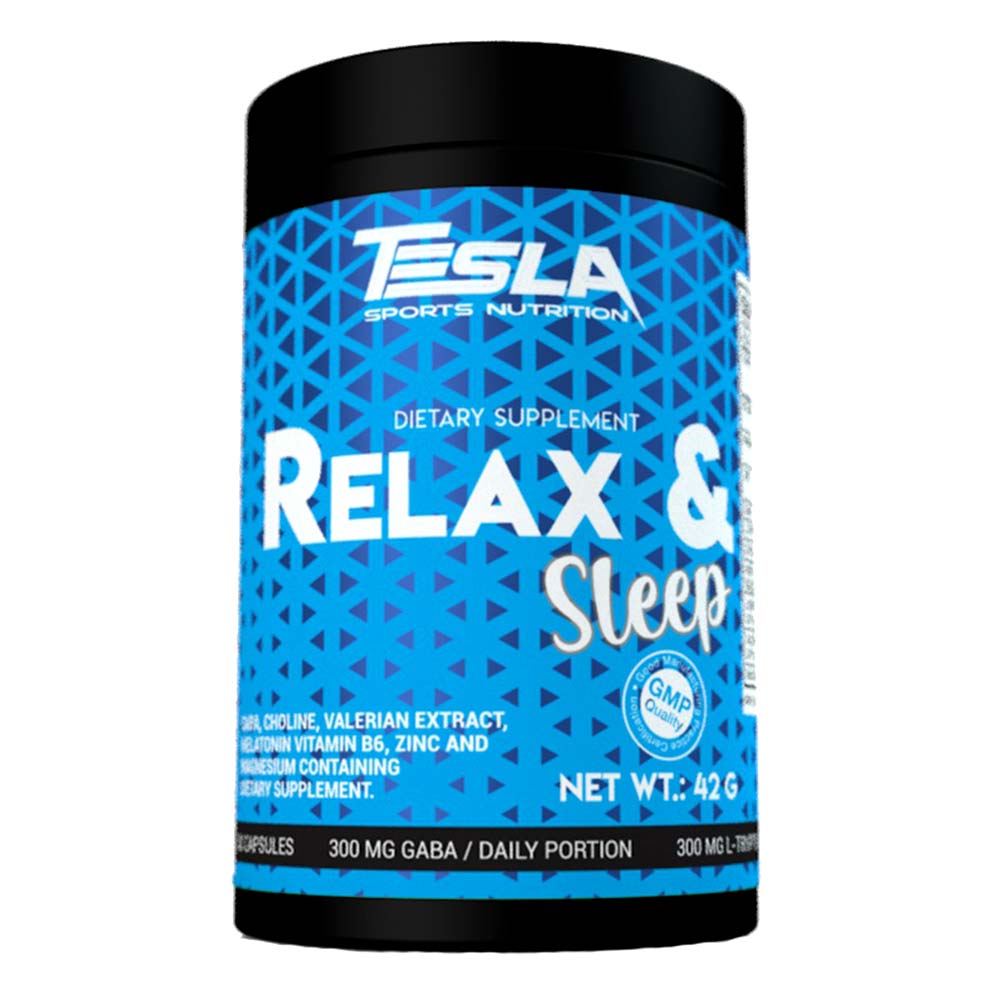 Tesla Sports Nutrition Relax & Sleep, 60 Capsules, Rest and Recovery ...