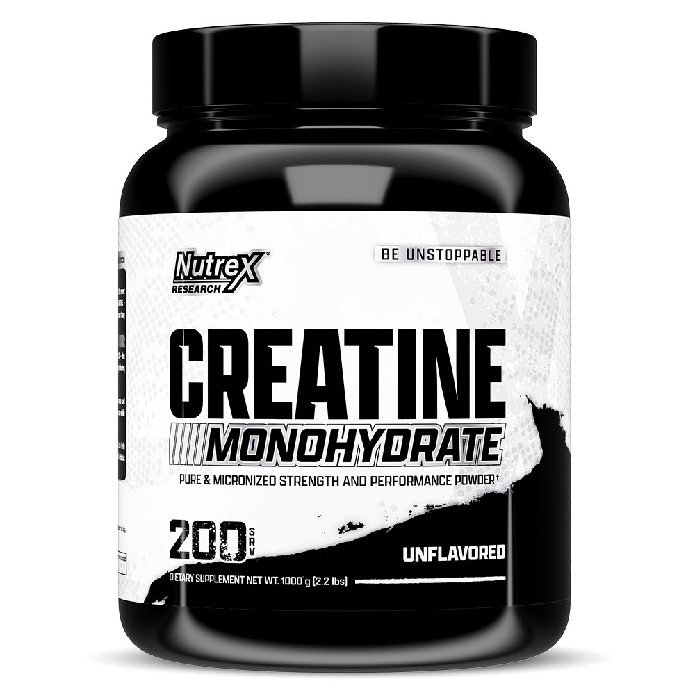 Nutrex Research Creatine Monohydrate, Unflavored, 200, Powerful Muscle ...