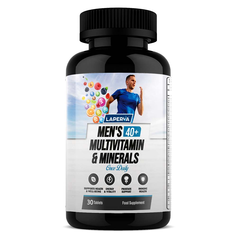 Laperva Men’s 40+ Multivitamin & Minerals, 30 Tablets, Supports Health ...