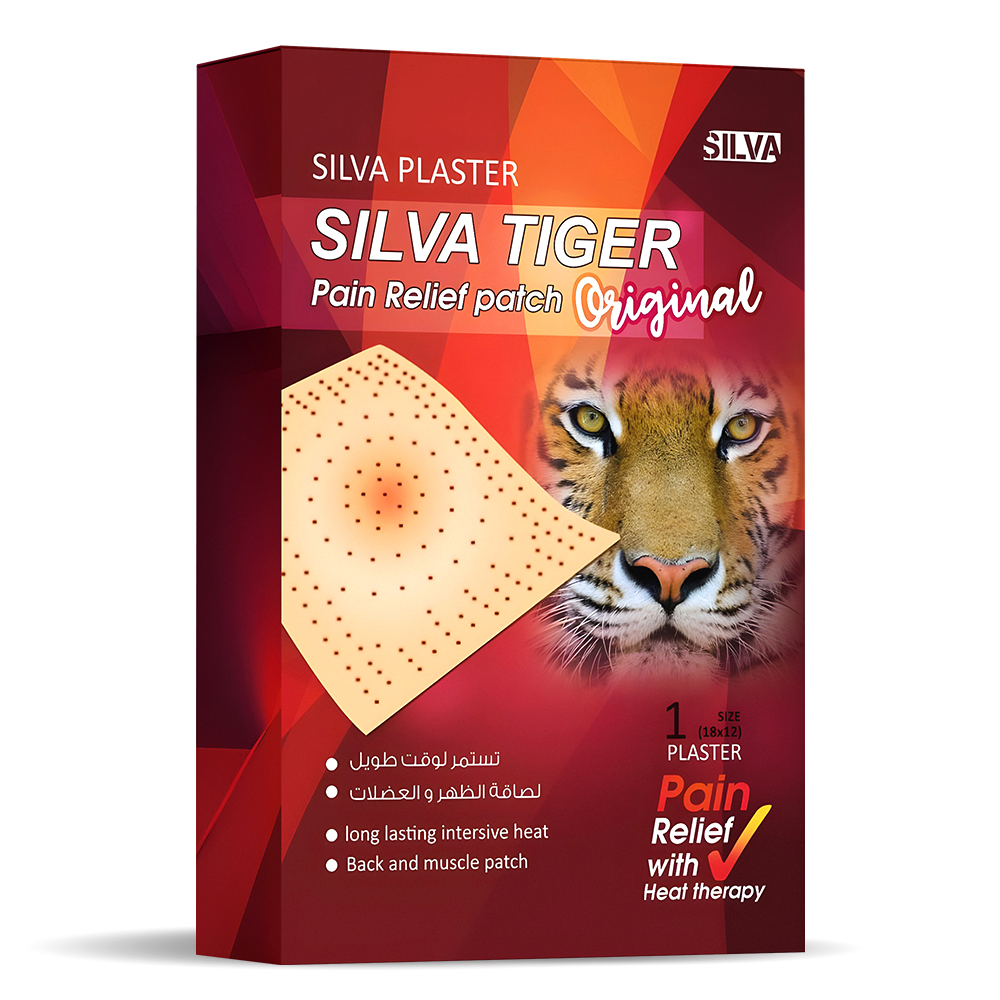 Silva Tiger Pain Relief Patch, Original, Targeted Pain Relief, Flexible ...