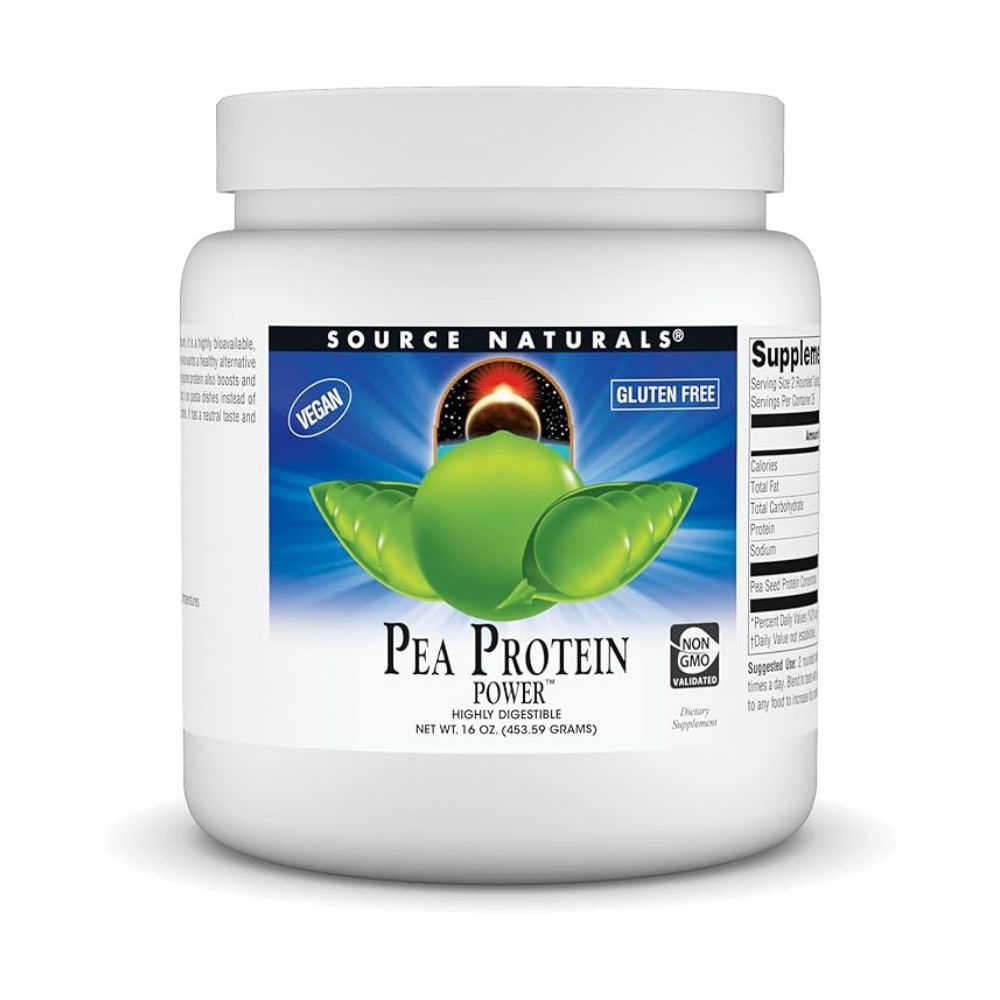 Source Naturals Pea Protein Power, 16 Oz, Highly Digestible ...