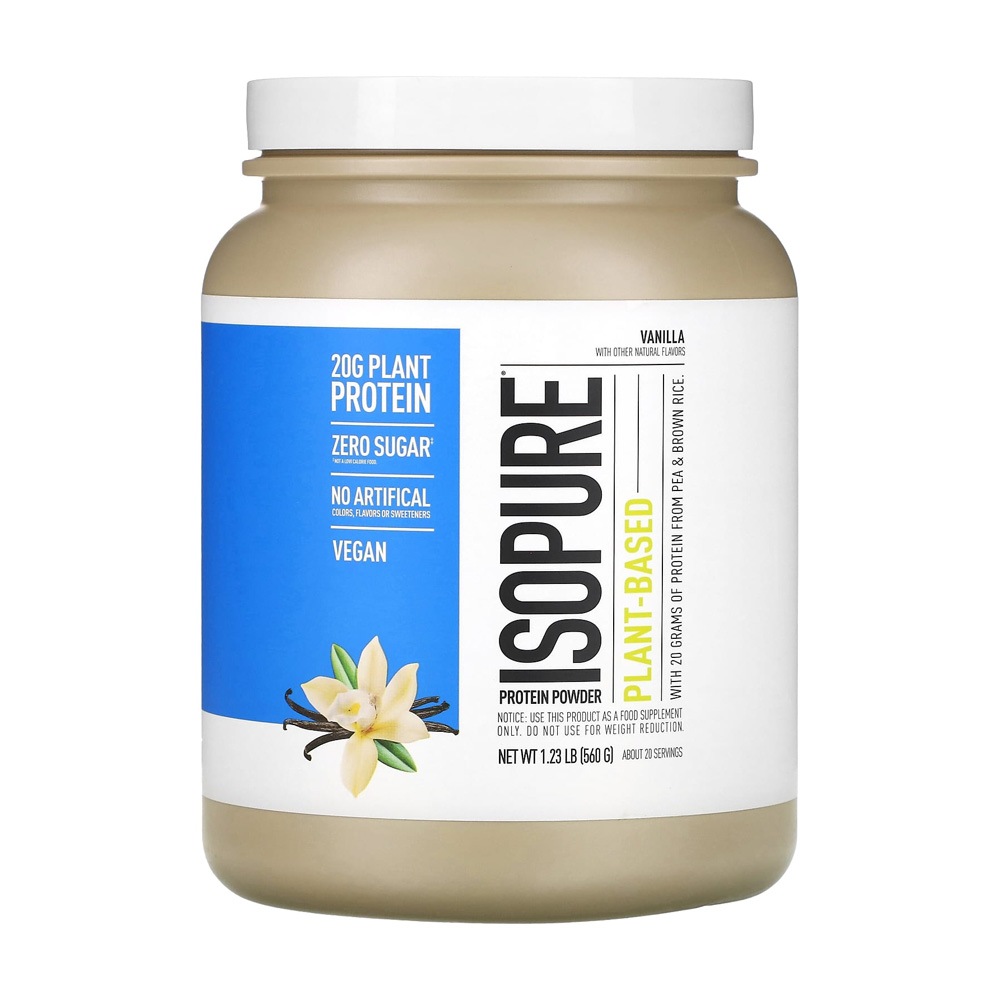 Nature's Best Isopure Plant-based Protein Powder, 560 gm, Vanilla, 20 g ...