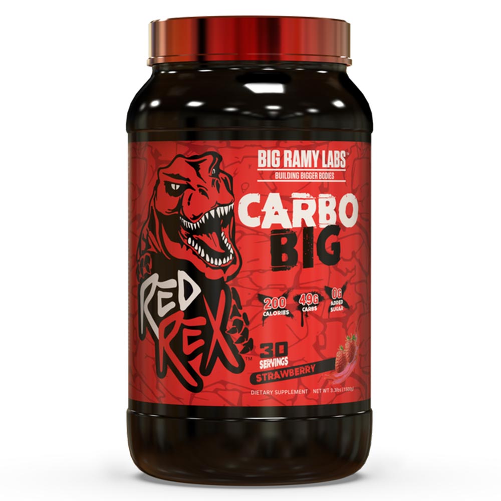 Big Ramy Labs Red Rex Carbo Big, Strawberry, 3.3 LB, Unstoppable ...