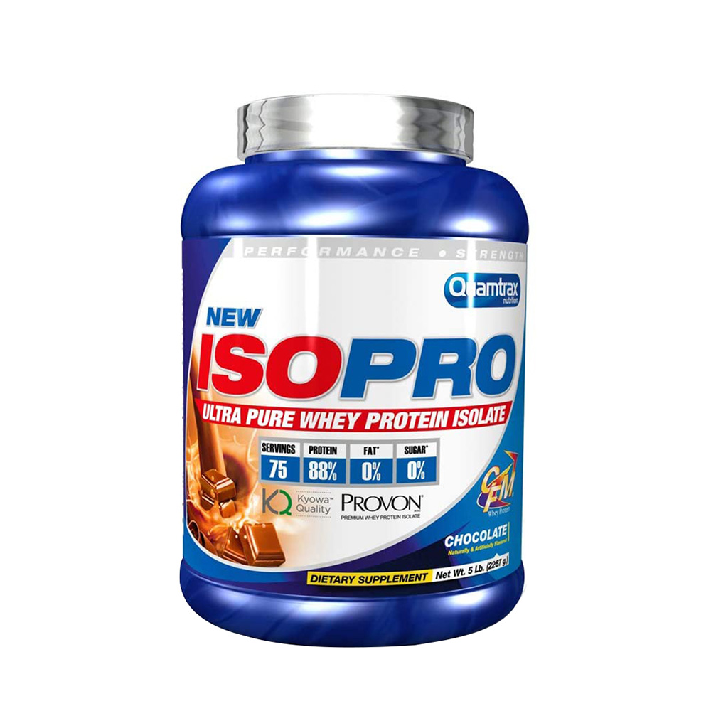 Quamtrax Whey Iso Pro, 5 LB, Chocolate, Stimulates the Growth of Muscle ...
