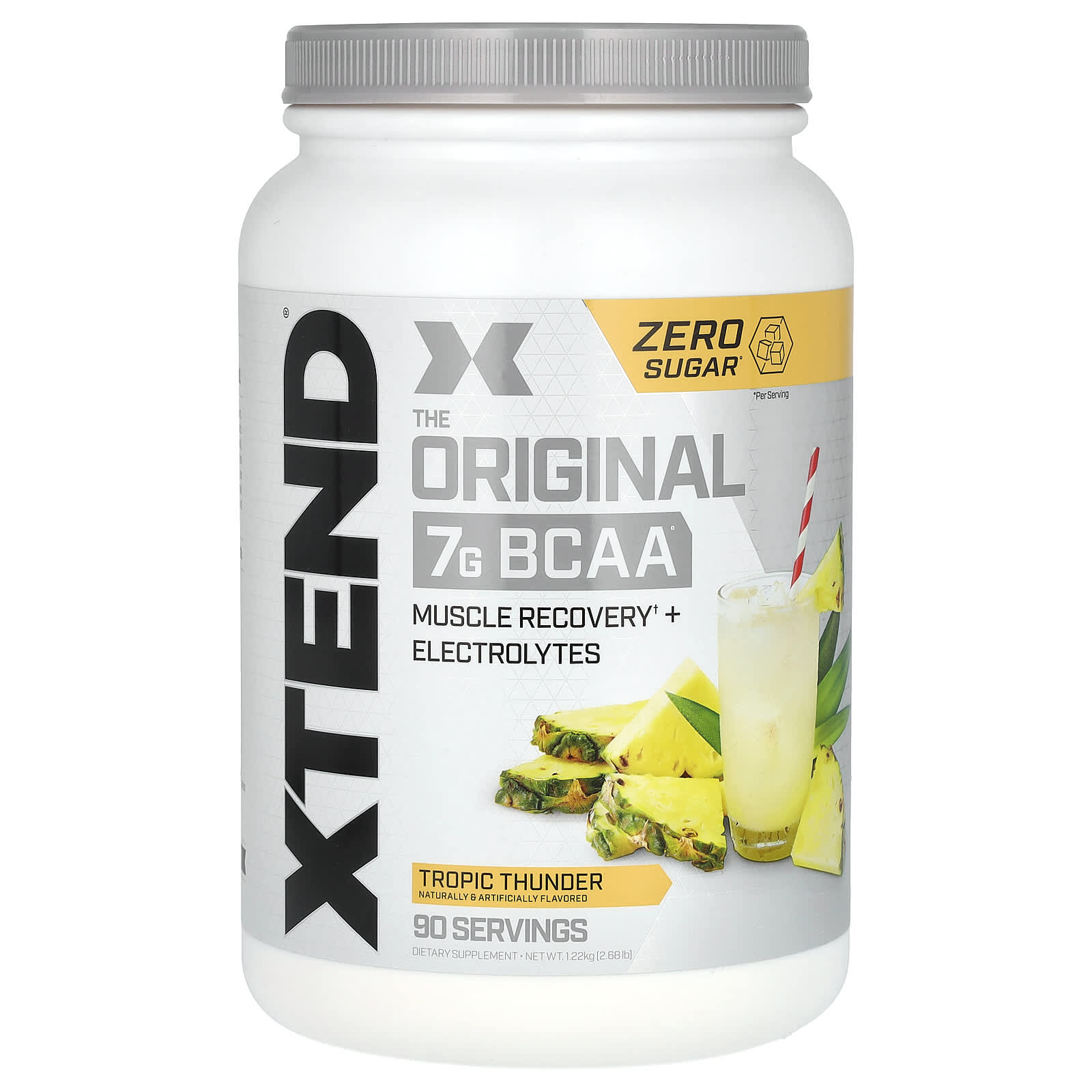 Xtend Original BCAA, Tropic Thunder, 90, 7G BCAAs - In 2:1:1 Ratio, 3 ...