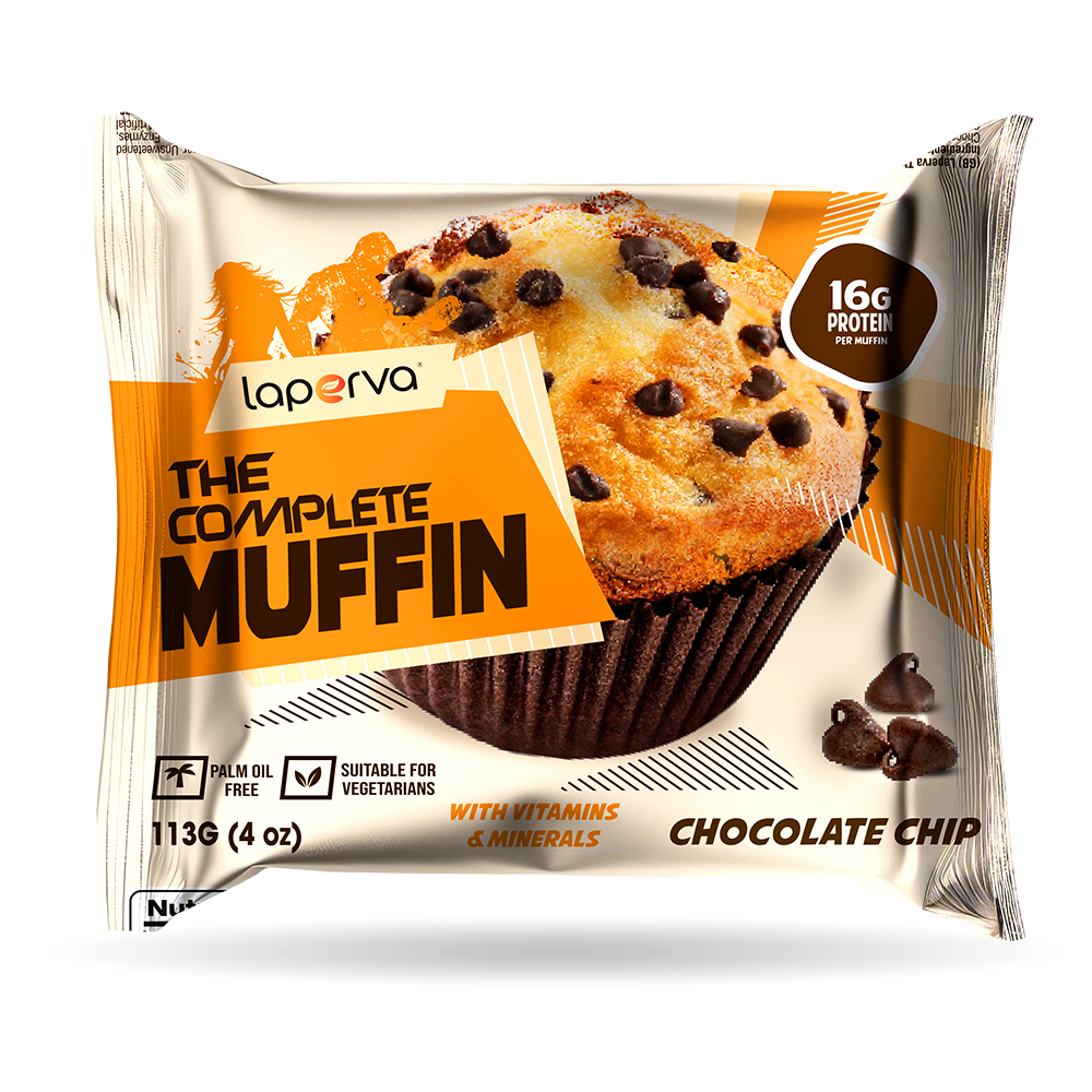 Laperva the Complete Muffin, Chocolate Chip, 1 Piece, Palm Oil Free ...