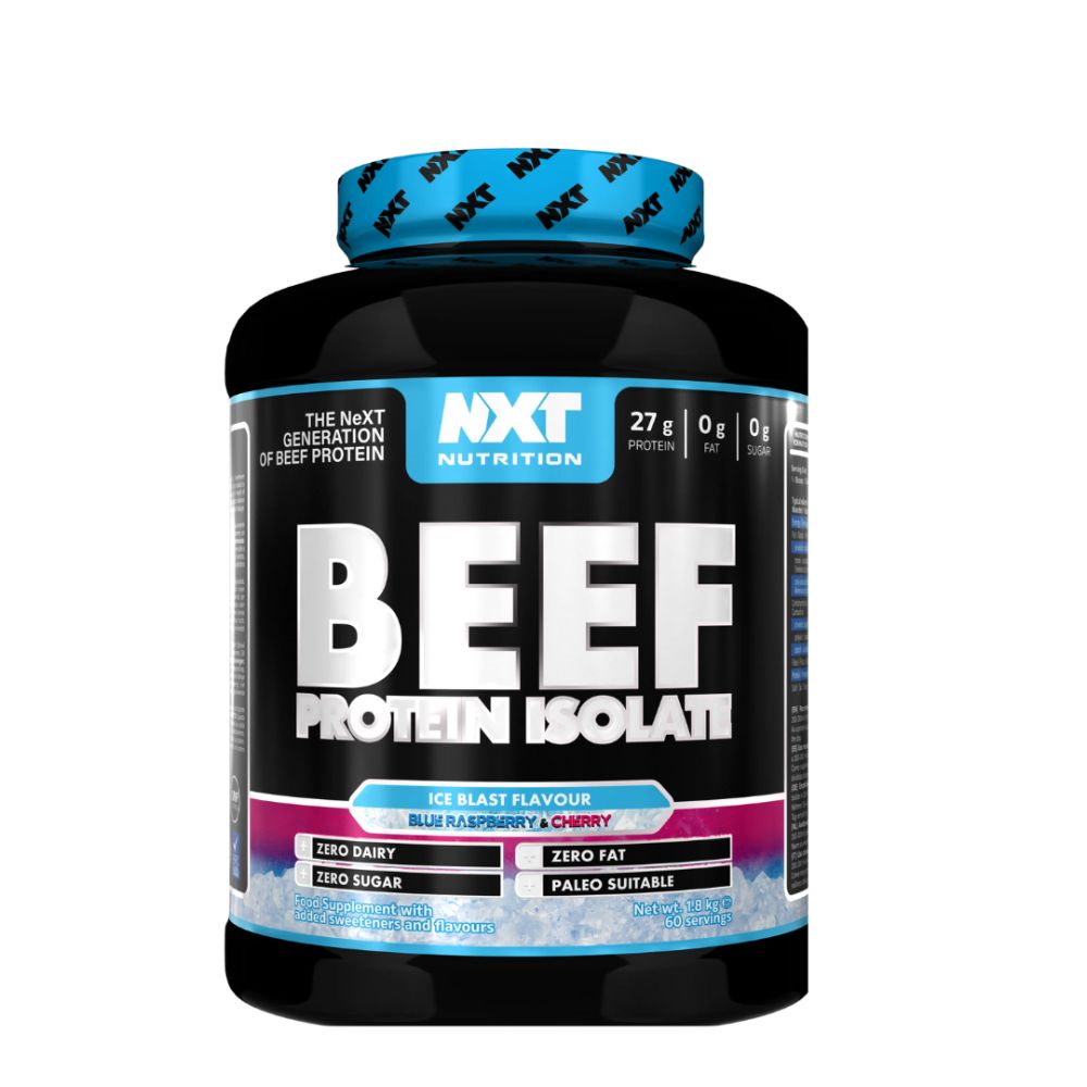 NXT Nutrition Beef Isolate, Ice Blast (Blue Raspberry & Cherry), 4 LB ...
