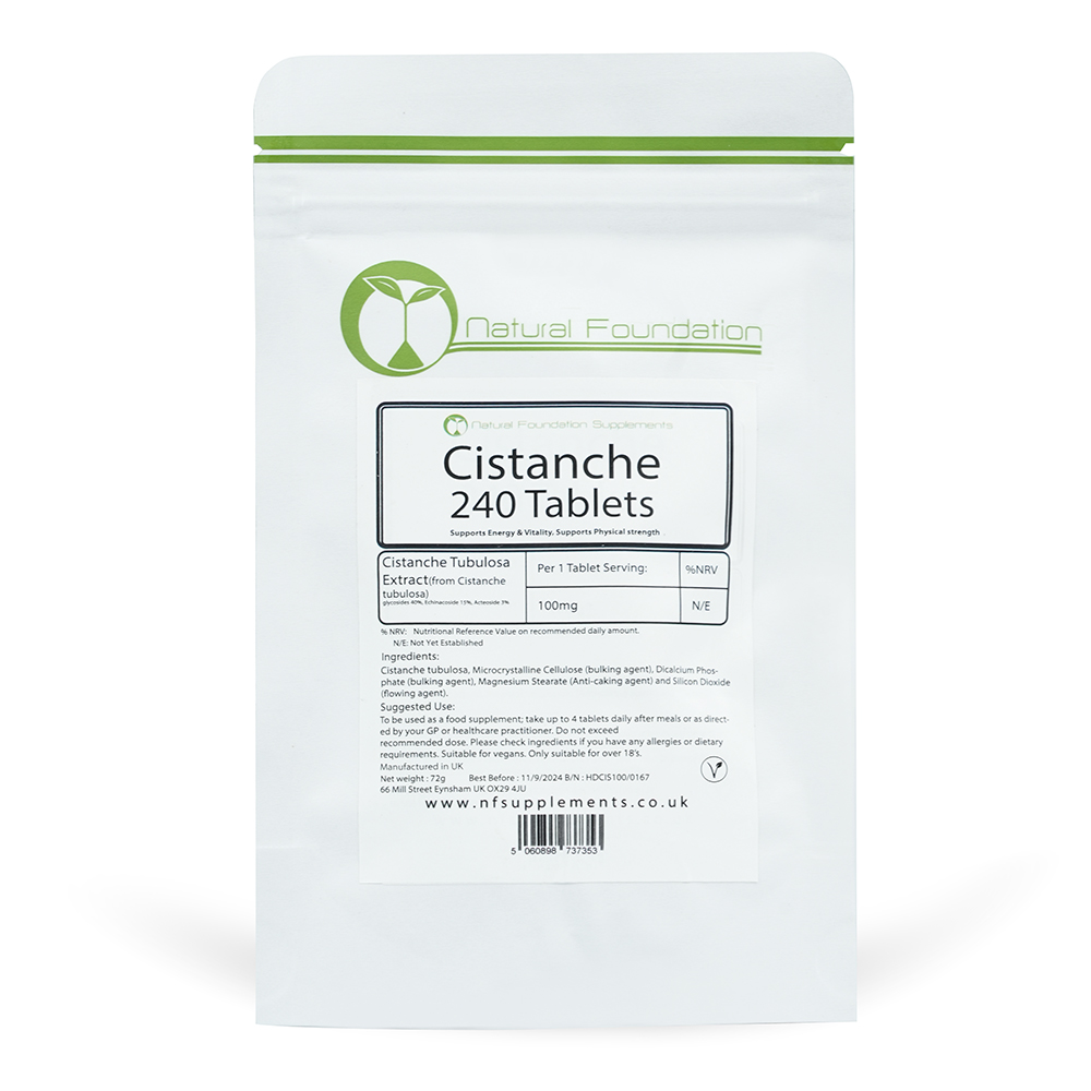 Natural Foundation Cistanche, 240 Tablets, 100 mg, Anti-Aging, Supports ...