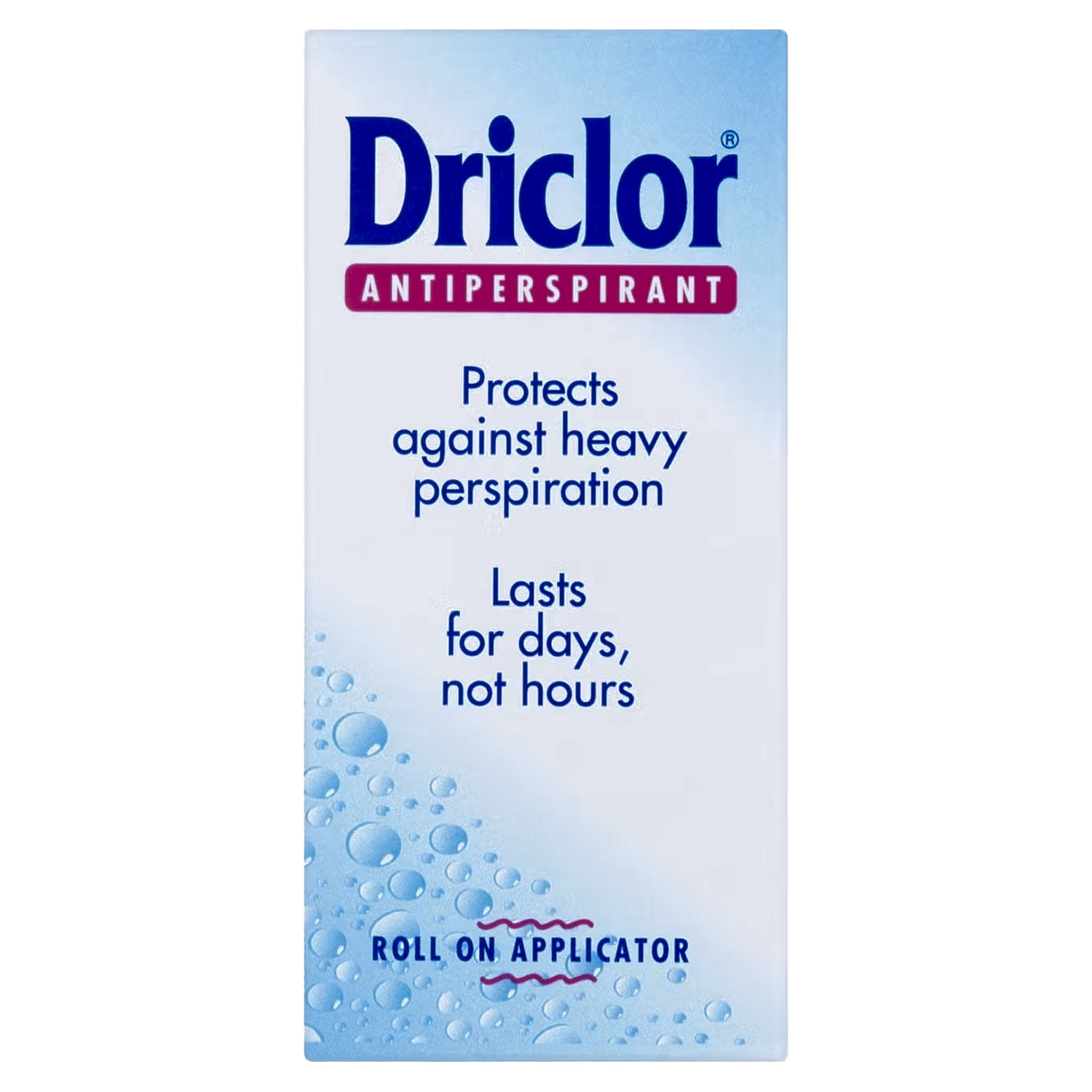 Driclor Antiperspirant, 20 ML, Controls Excessive Sweating, Long ...