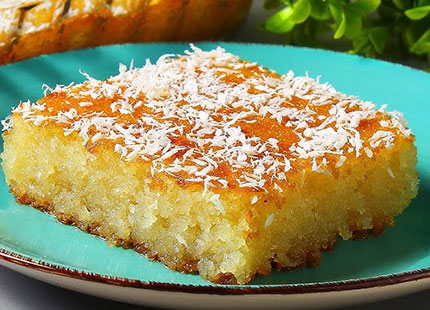 بسبوسه جوز الهند | دكتور نيوترشن الكويت