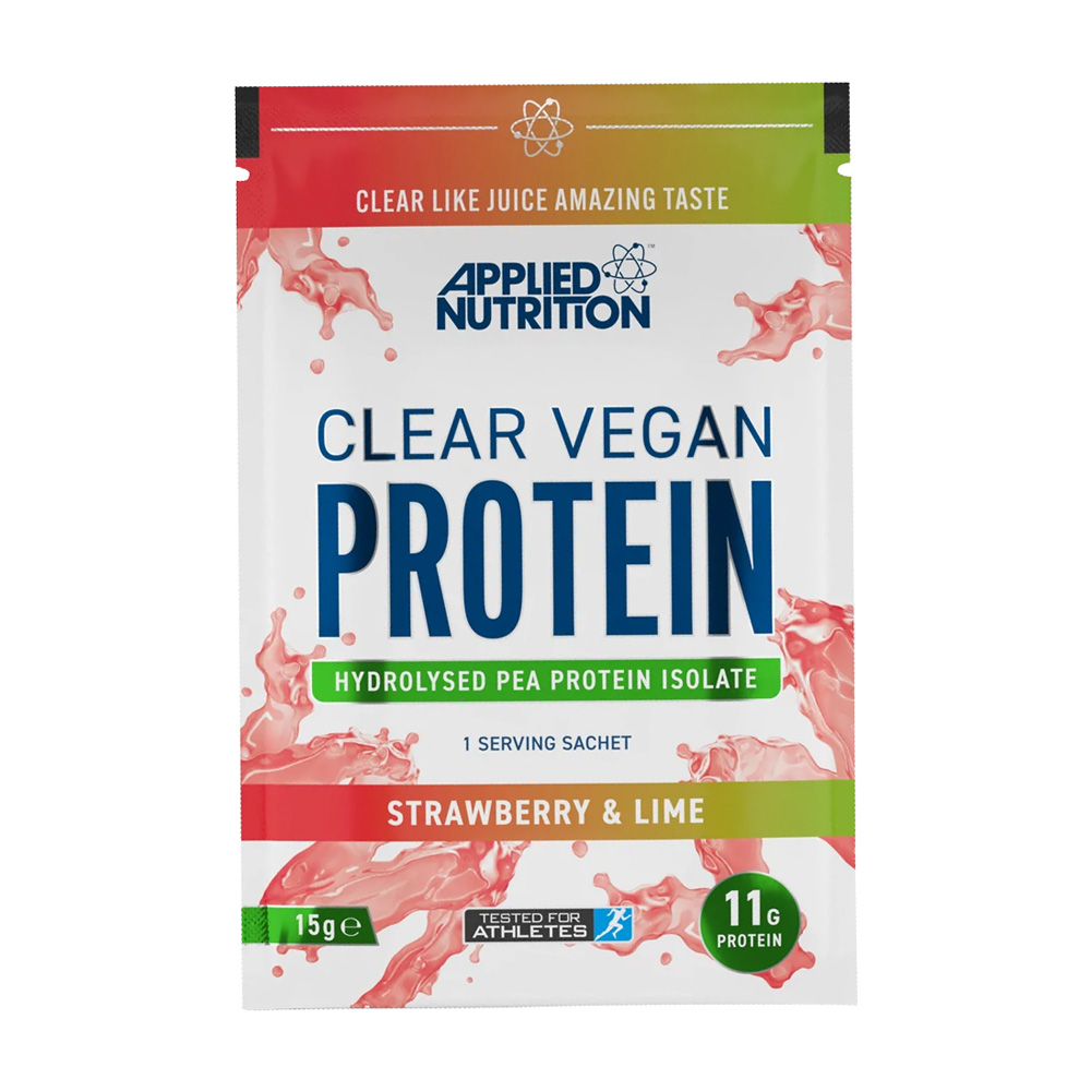 Applied Nutrition Clear Vegan Protein Sachet, Strawberry Lime, 1 Sachet ...